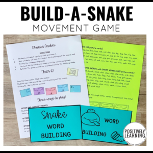 Word Building Snakes! - Positively Learning