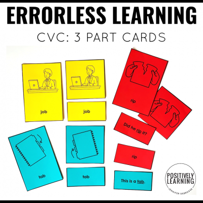 CVC 3-Part Cards - Positively Learning