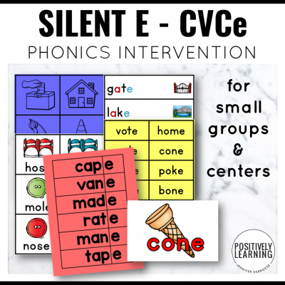 Silent E Activities - Positively Learning