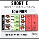 Short E Phonics - Positively Learning