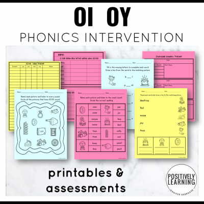 OI OY Phonics Activities - Positively Learning