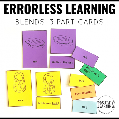 Blends 3-Part Cards - Positively Learning