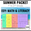 Summer Packet - Positively Learning