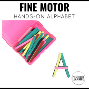 Fine Motor Alphabet - Positively Learning