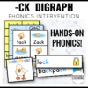CK Digraph Phonics Activities - Positively Learning