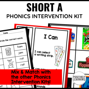 Short A Phonics Activities - Positively Learning