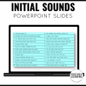 Initial Sounds PowerPoint - Positively Learning
