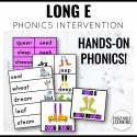 Long E Phonics Activities - Positively Learning