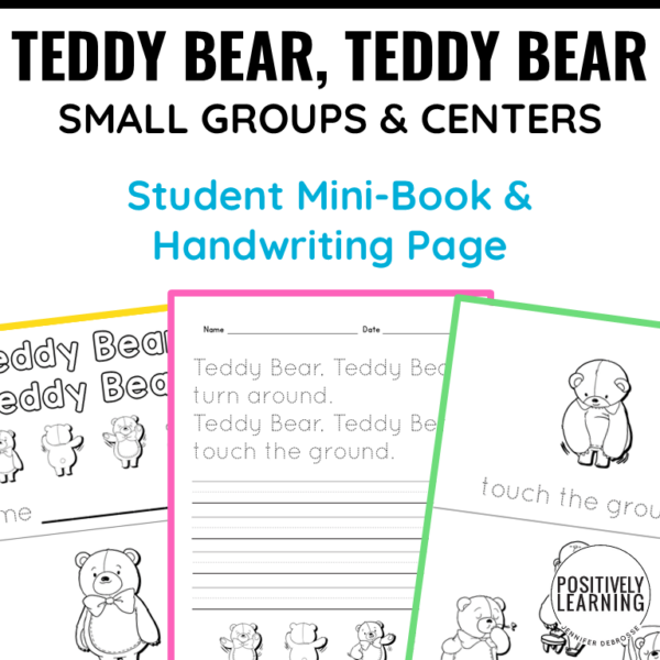 Teddy Bear Poem Centers - Positively Learning