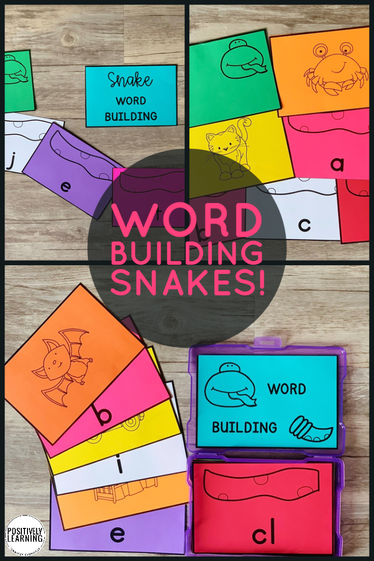 Word Building Snakes! - Positively Learning
