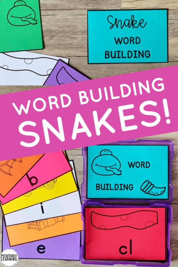 Word Building Snakes! - Positively Learning