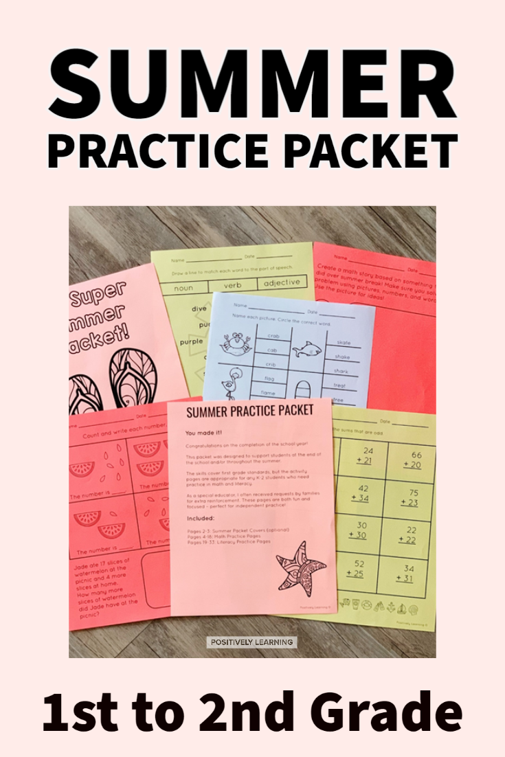 Summer Packet - Positively Learning