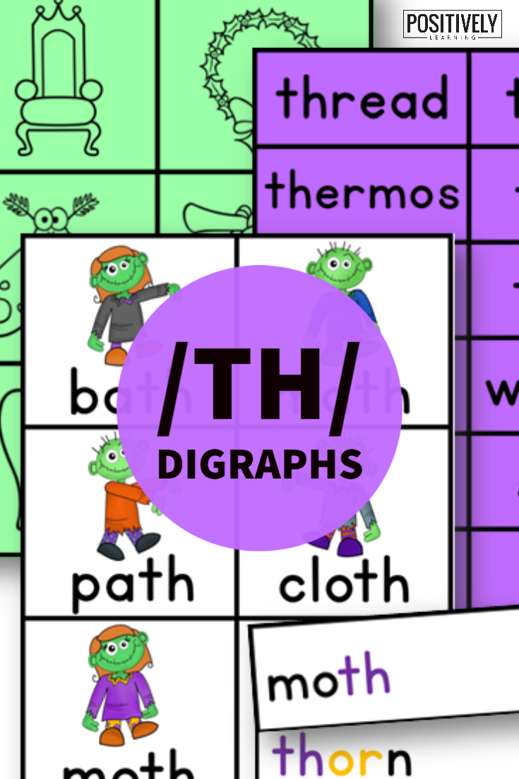 TH Digraph Phonics Activities - Positively Learning