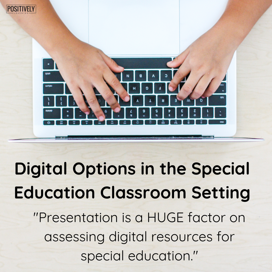 Digital Resources for Special Education - Positively Learning