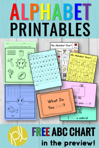 Alphabet Practice Pages - Positively Learning