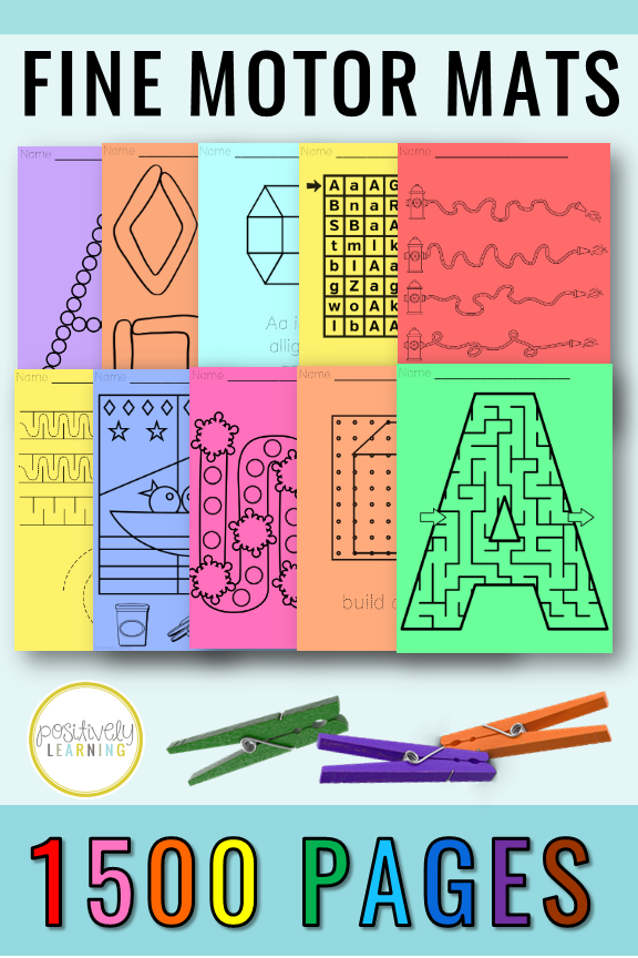Fine Motor Practice Binder - Positively Learning