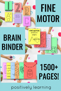 Fine Motor Practice Binder - Positively Learning