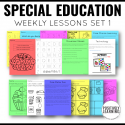 Special Education Weekly Lesson Plans - Positively Learning