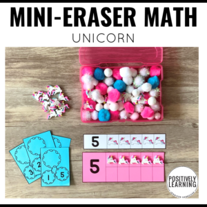 Unicorn Math Task Boxes - Positively Learning