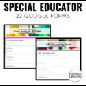 Special Education Data Google Forms - Positively Learning