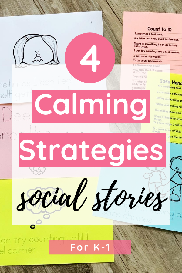 Calming Strategies Social Narratives - Positively Learning