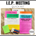 IEP Meeting Scripts Cheat Sheets - Positively Learning