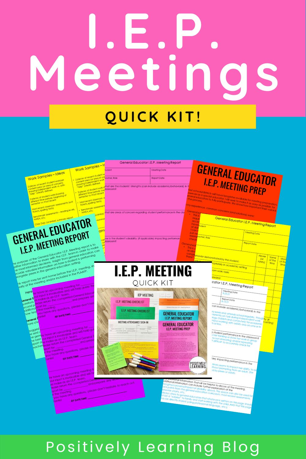 I.E.P. Meeting Kit - Positively Learning