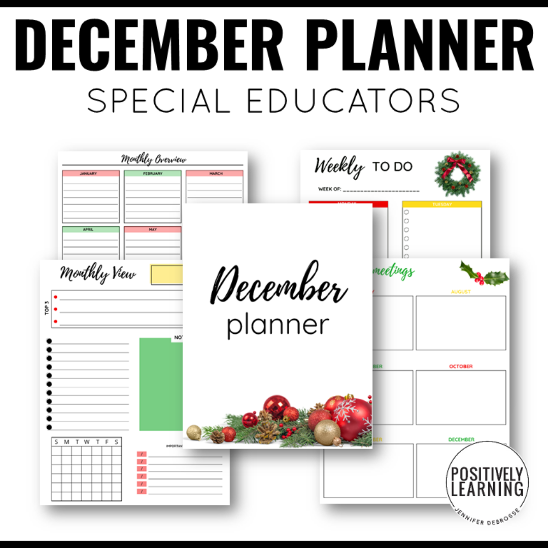 Special Educator Planner Pages - Positively Learning