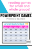 PowerPoint Games for Phonics - Positively Learning