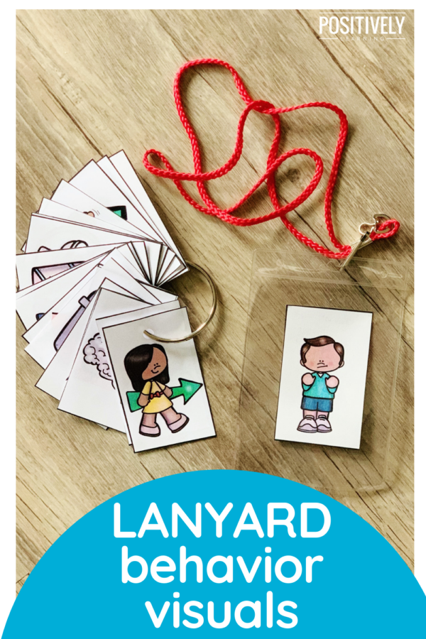 Behavior Visuals for Lanyards - Positively Learning