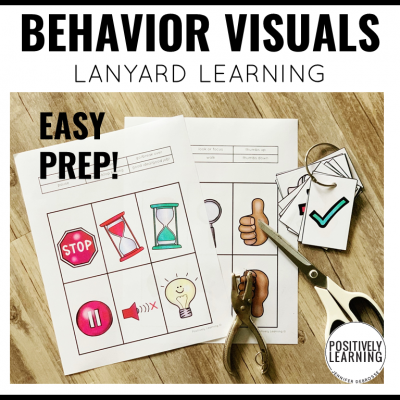 Behavior Visuals for Lanyards - Positively Learning