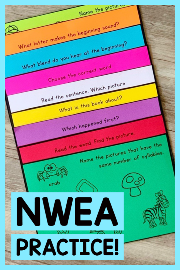 Test Practice Cards for Reading - Positively Learning