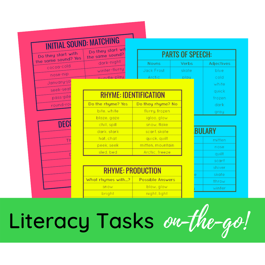 Phonemic Awareness Word Lists - Positively Learning