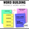 Word Building Phonics Centers - Positively Learning