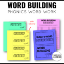 Word Building Phonics Centers - Positively Learning