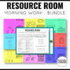 Morning Work for the Resource Room - Positively Learning