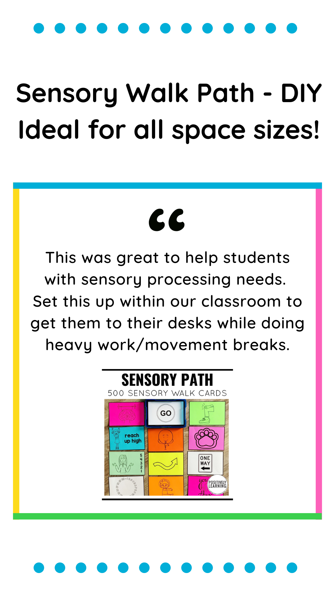 Sensory Walk Path - Positively Learning