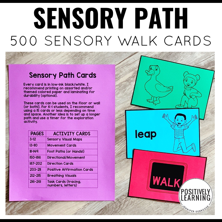 Setting Up a Sensory Walk Path - Positively Learning