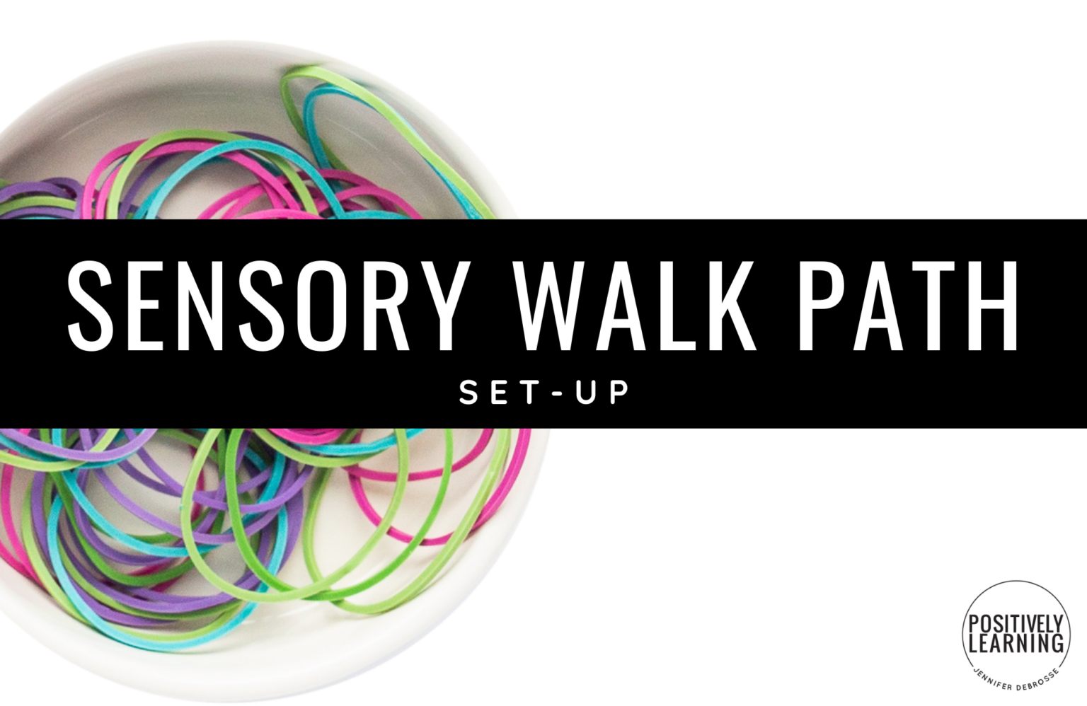 Setting Up a Sensory Walk Path - Positively Learning