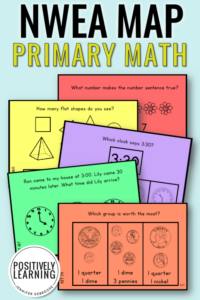 Math Test Prep Practice Cards - Positively Learning