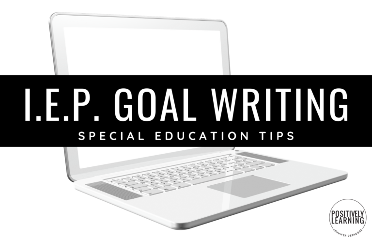 IEP Goal Writing - Positively Learning