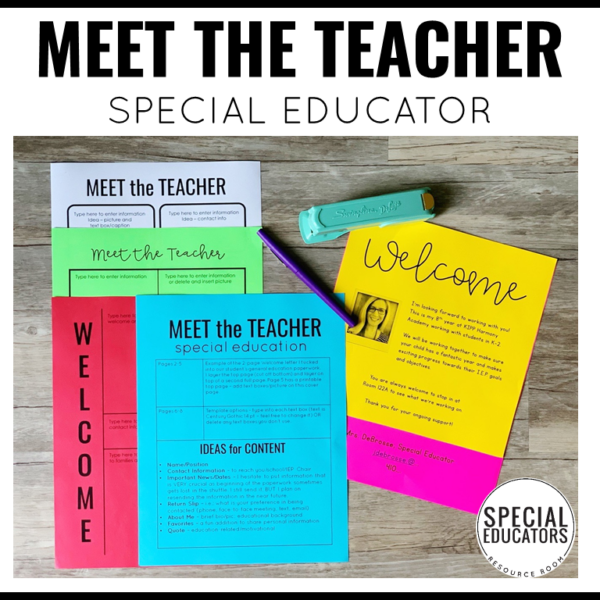 Meet the Teacher Tips for Special Educators - Positively Learning
