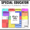 Planners for Special Educators - Positively Learning