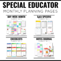 Planners for Special Educators - Positively Learning