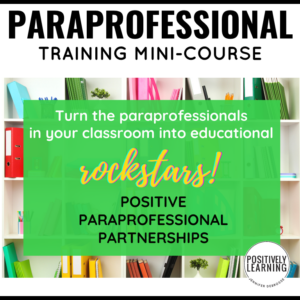 Paraprofessional Training Course for Special Educators - Positively ...