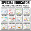 Special Educator Planner Pages - Positively Learning