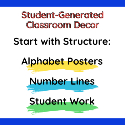 Classroom Theme Using Student Work - Positively Learning