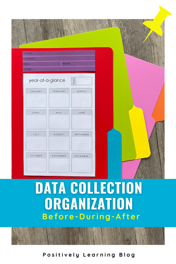 Data File Folder Organization - Positively Learning