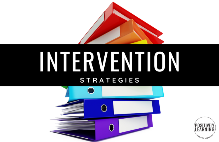 Intervention Strategies - Positively Learning
