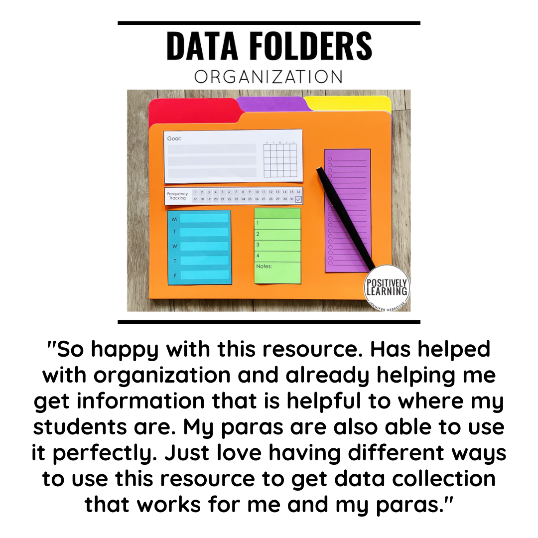 Data File Folder Organization - Positively Learning